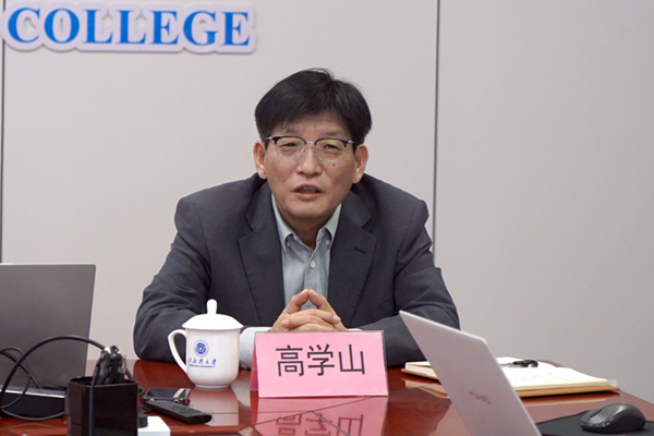 海运学院召开第十八周全体教职工业务学习会-北部湾大学海运学院